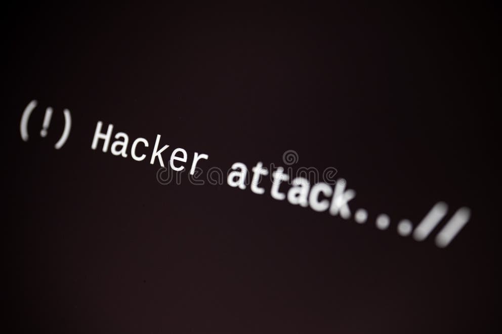 Computer Screen Attacked by Hackers. Stock Photo - Image of terminal, systems: 359135374