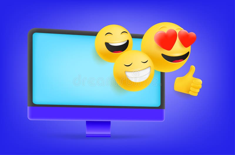 Laughing Emoji 3d Vector. Emoticon Isolated on White Background Stock ...