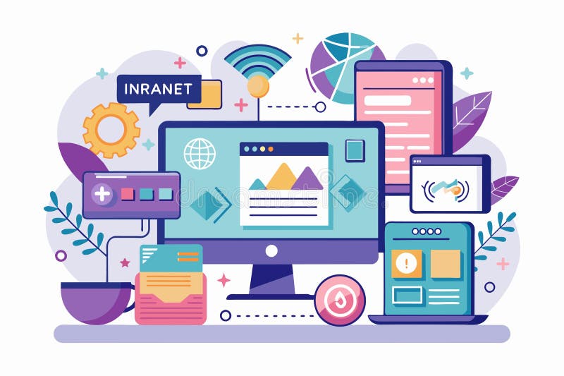 Intranet Customizable Stock Illustrations – 13 Intranet Customizable ...