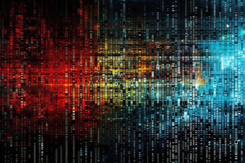 A Computer Screen Displaying An Array Of Pixels This Image Can Be Used