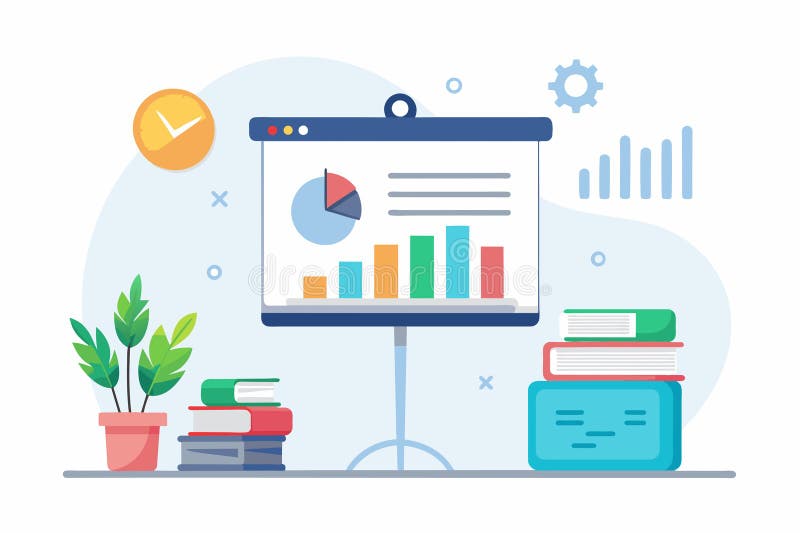 A Computer Screen Displaying a Chart for Analyzing Time Trending Data ...