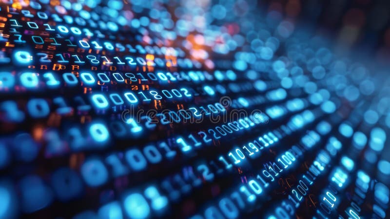 Computer Screen Displaying Multiple Numbers Stock Photo - Image of computation, numerical: 309986200