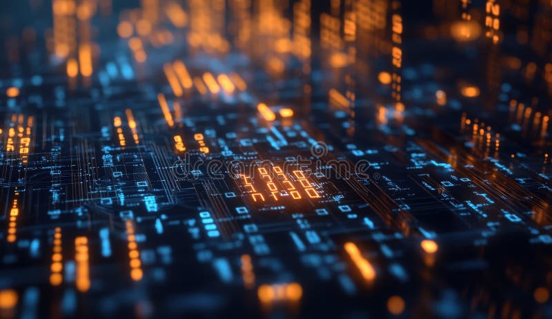 A Computer Screen Displaying a Multitude of Numbers and Data Points Stock Image - Image of tech ...