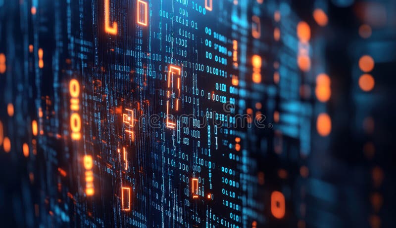 A Computer Screen Displaying a Multitude of Numbers and Data Points Stock Photo - Image of ...