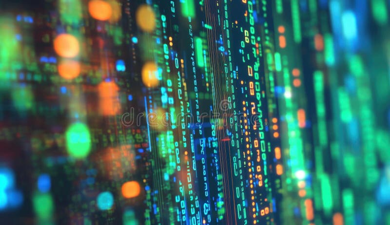 A Computer Screen Displaying a Multitude of Numbers and Data Points Stock Image - Image of ...