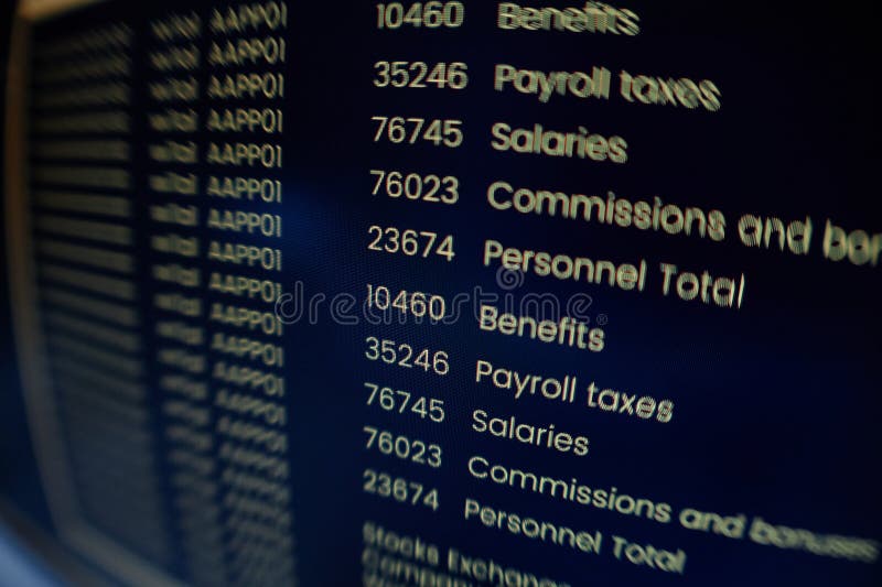 Computer Screen Displaying Orange Lines of Coding Program on Black ...