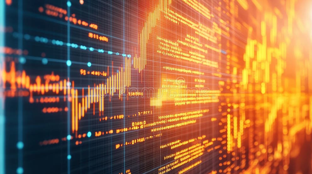 A Computer Screen Displaying Various Data Points Representing Perpetual ...
