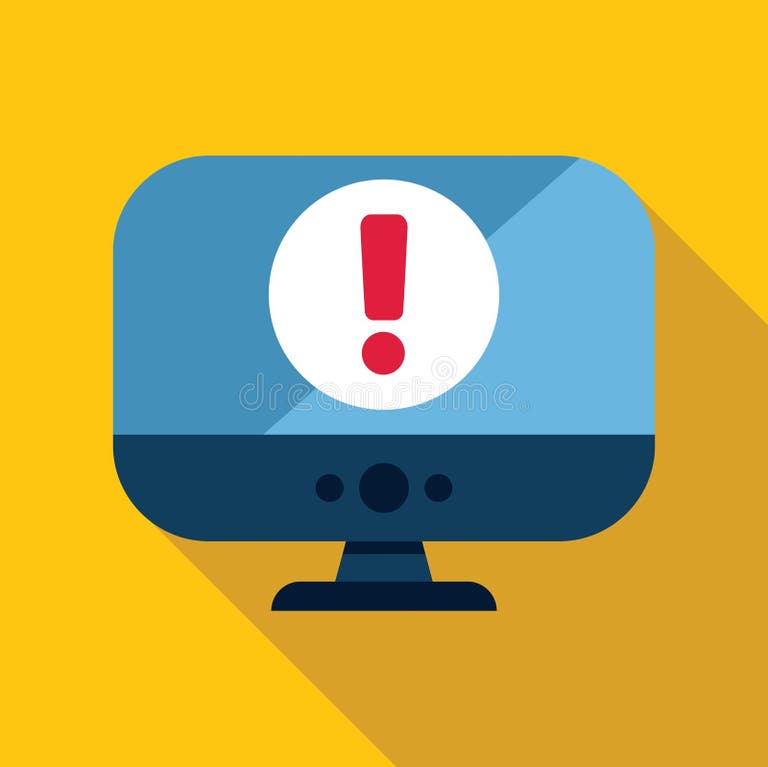 Computer Exclamation Point Stock Illustrations – 2,658 Computer ...