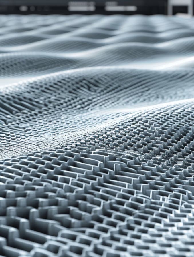 Computer Screen Displaying Wavy Pattern Stock Illustration ...