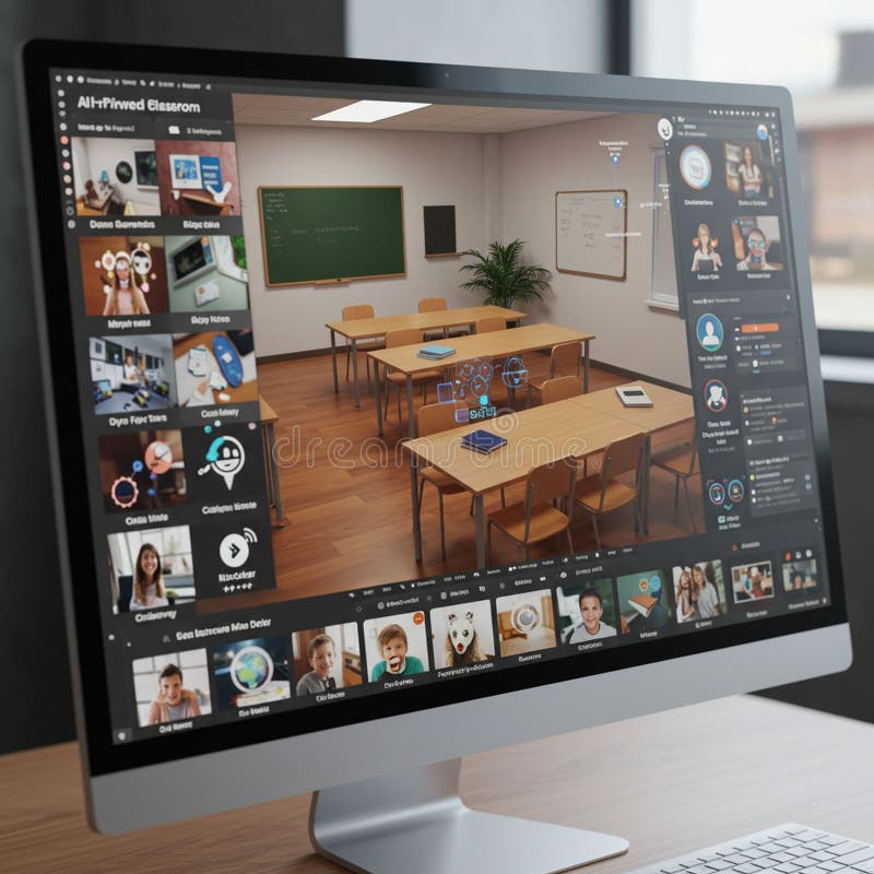 Interactive Virtual Screen Interface Stock Illustrations – 14,864 ...