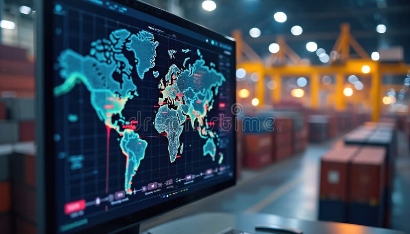 Time Cargo Container Movements Stock Illustrations – 5 Time Cargo ...