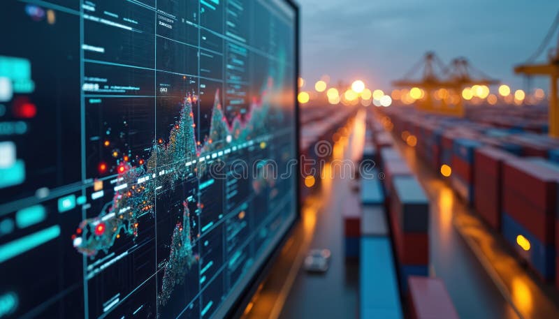 Time Cargo Container Movements Stock Illustrations – 5 Time Cargo ...