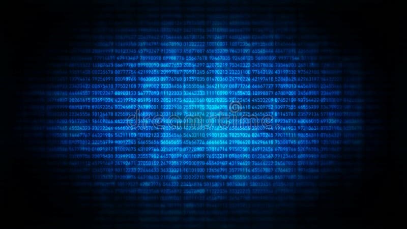 Computer Screen With Encrypted Fast Typing Coding Symbols Loop Animation Stock Video Video Of