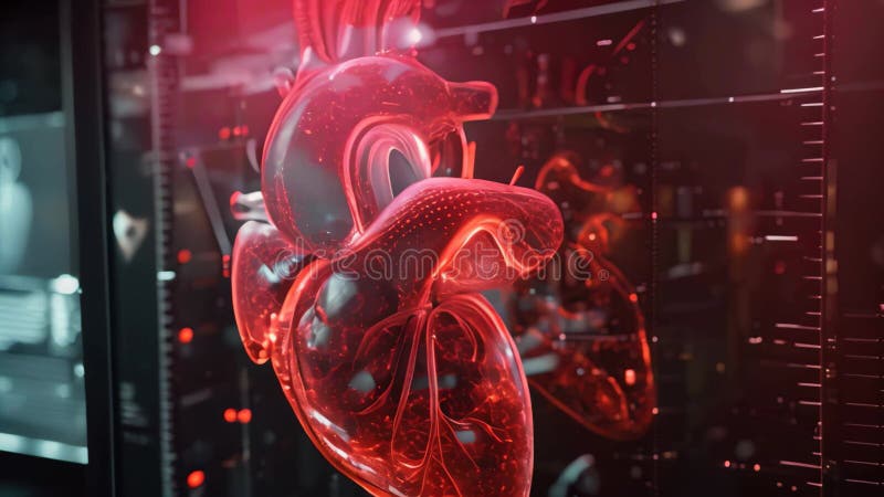 A Computer Screen Featuring a Heart Icon, Symbolizing Affection or Love ...