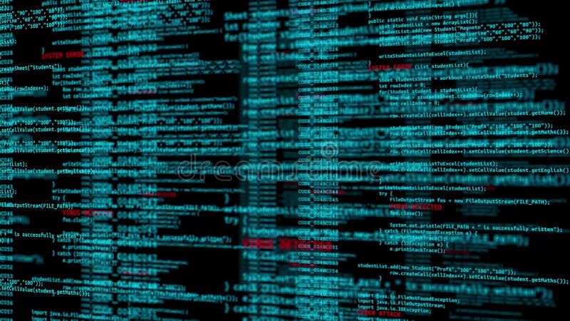 Under Attack Text Digital Noise Twitch Glitch Distortion Effect Error ...