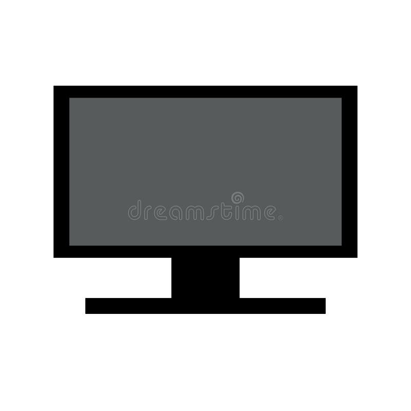 Computer screen icon stock vector. Illustration of icon - 80391473