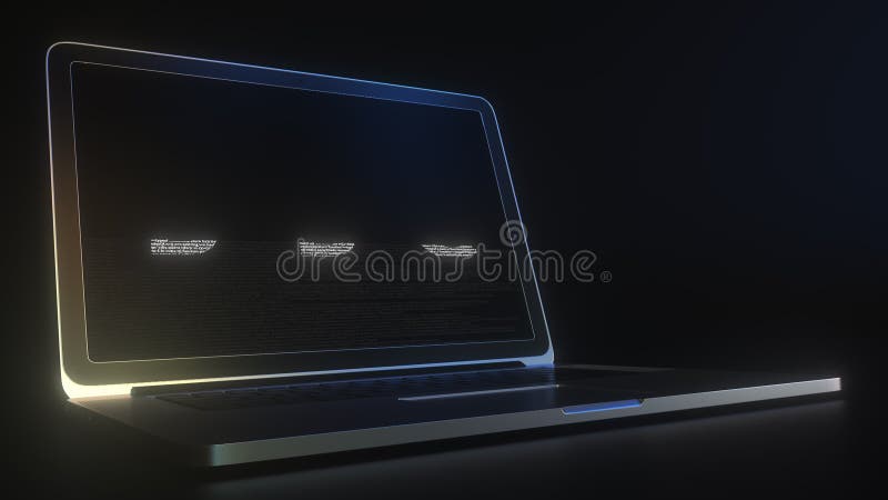 Computer Screen with the Logo of BBC Made with Source Code. Editorial ...