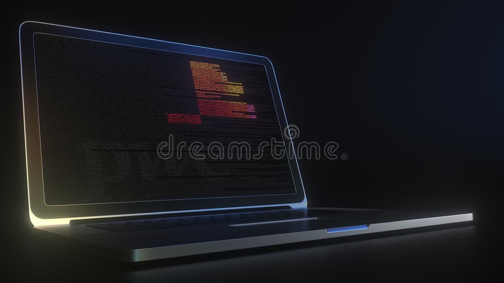 PWC Logo Made with Computer Code on the Laptop Screen. Editorial ...