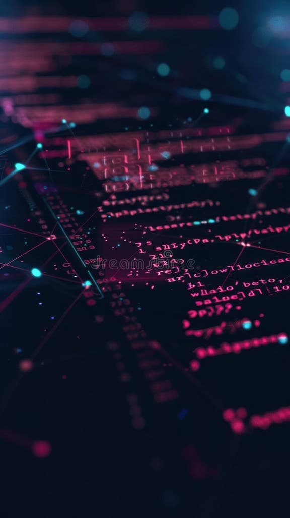 A Computer Screen with a Lot of Code on it Stock Photo - Image of ...