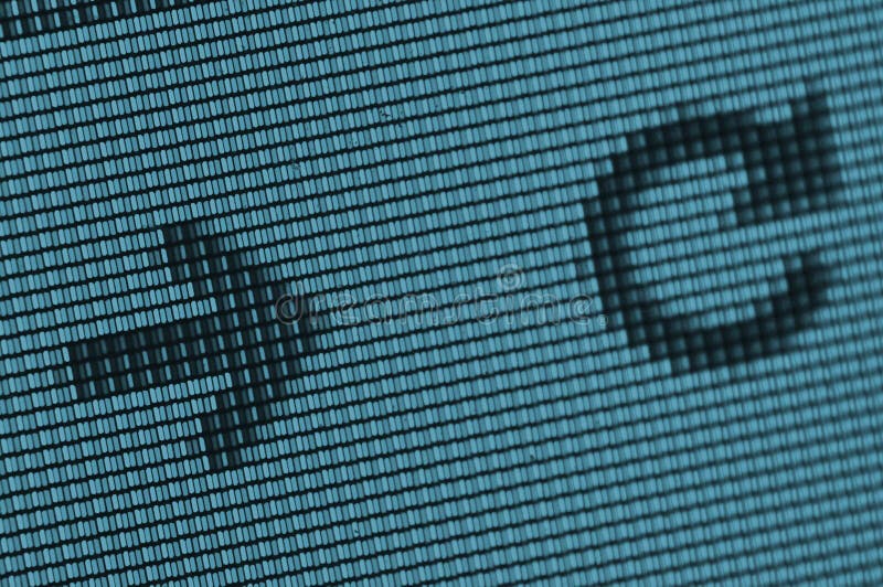 Computer screen macro stock illustration. Illustration of vector - 16960016