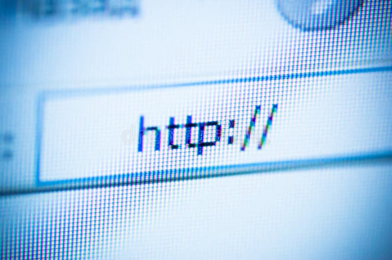 Www Web Http Internet Monitor Stock Image - Image of computer, future ...