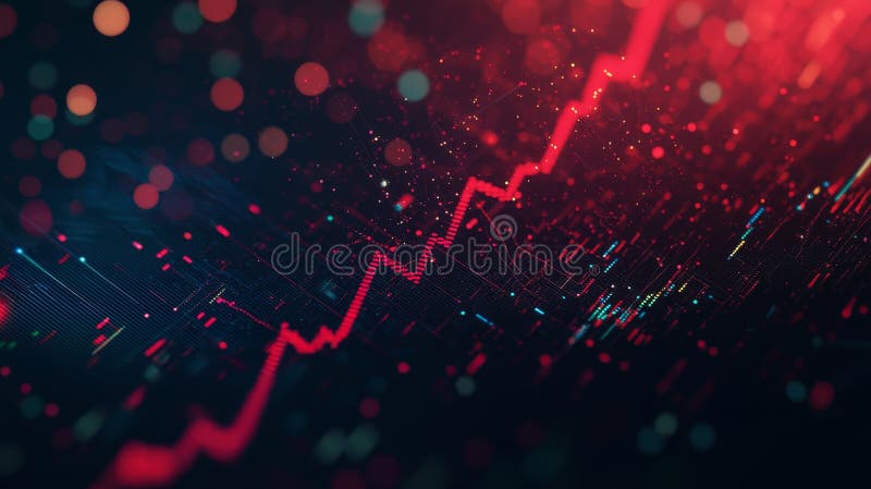 Computer Screen Malfunction with Red Lines and Smoke Technology ...