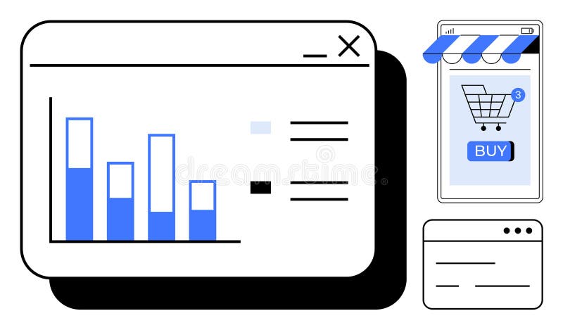 E-commerce Analytics Dashboard with Online Shopping Cart and Sales Data ...