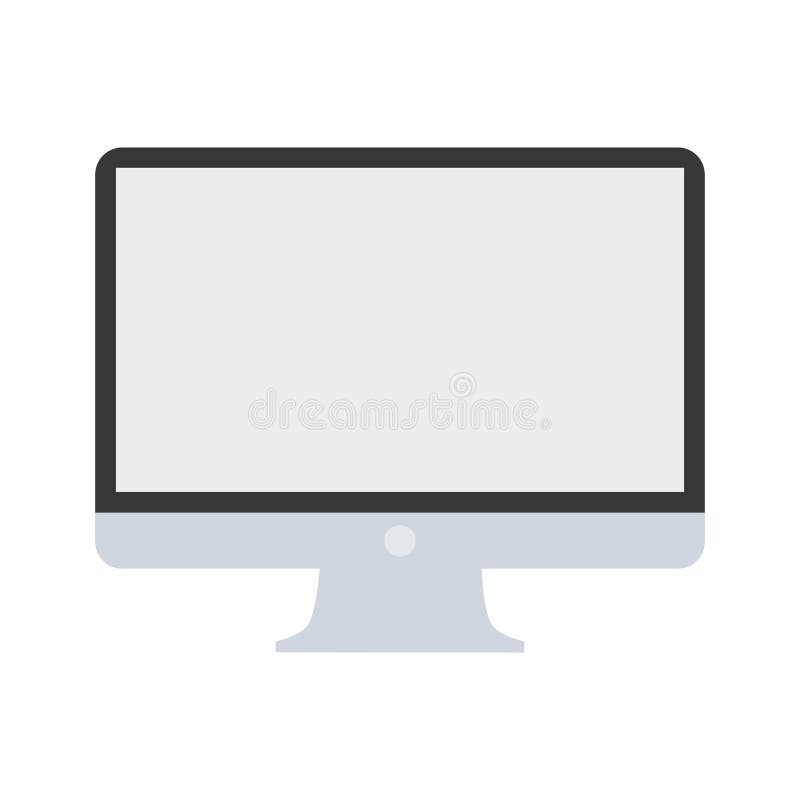 Computer Screen Monitor Technology Stock Vector - Illustration of copy ...