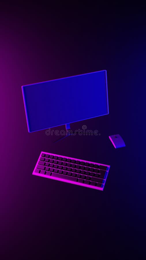 3d Mouse Neon Stock Illustrations – 483 3d Mouse Neon Stock ...