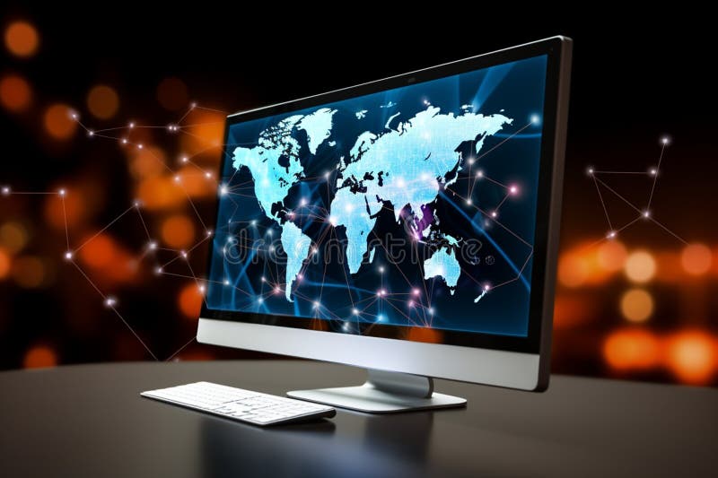 A Background on the Computer Screen Features Network Connection ...