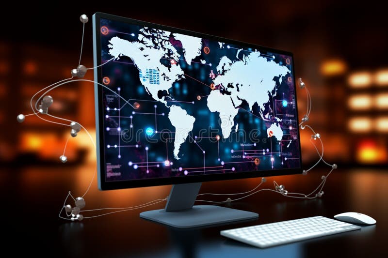 A Background on the Computer Screen Features Network Connection ...