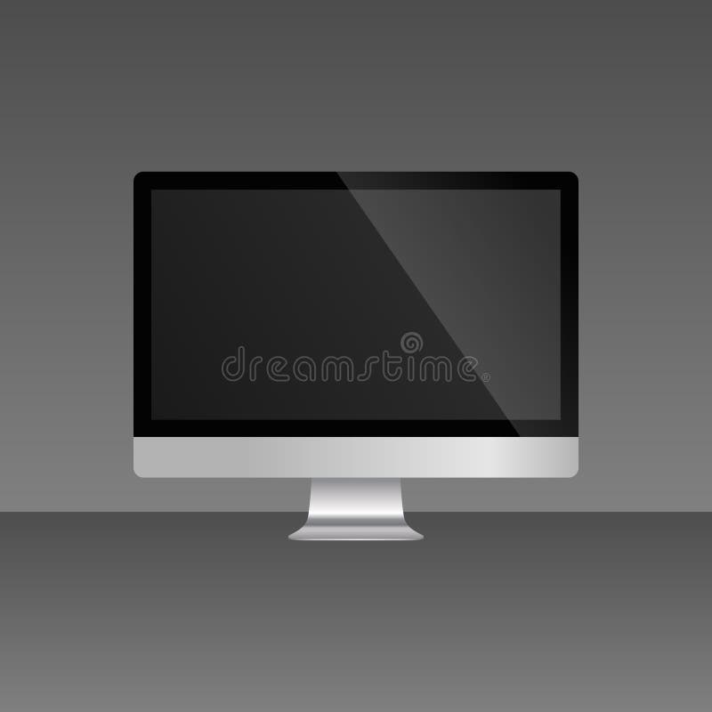 Computer screen stock vector. Illustration of screen - 96624313