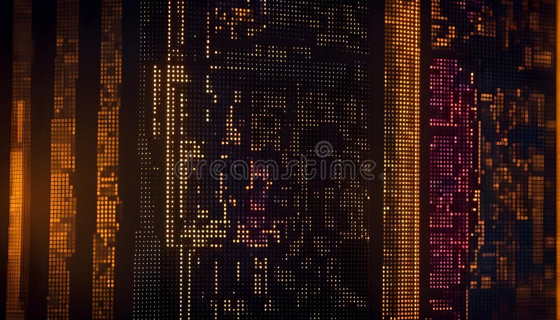 Computer Screen with Running Program Code, Close-up of Computer ... Computer Screen with Running Program Code, Close-up of Computer ...