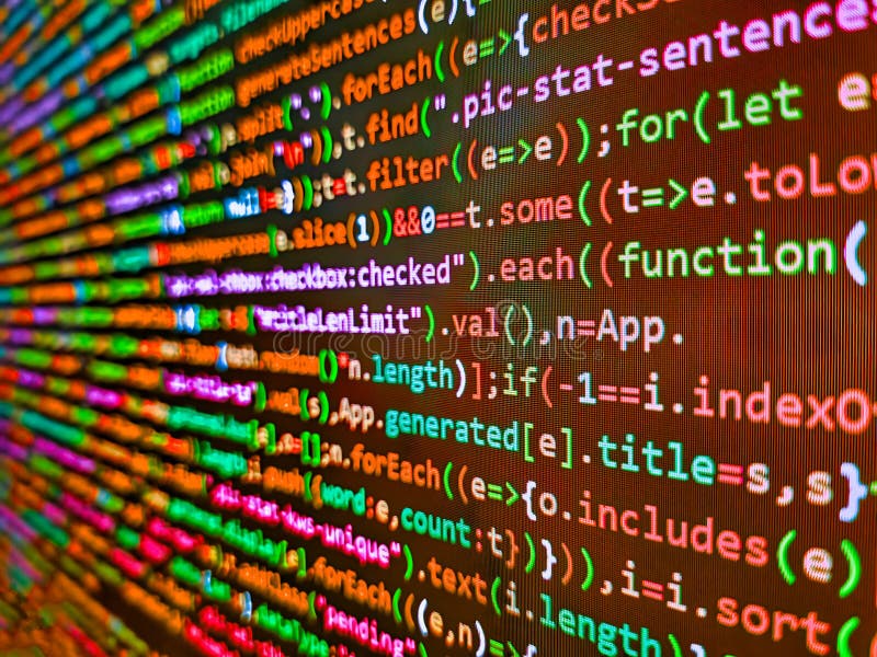Computer Screen Shot With Binary Code And Smartphone Great Concept For Technology Computer And
