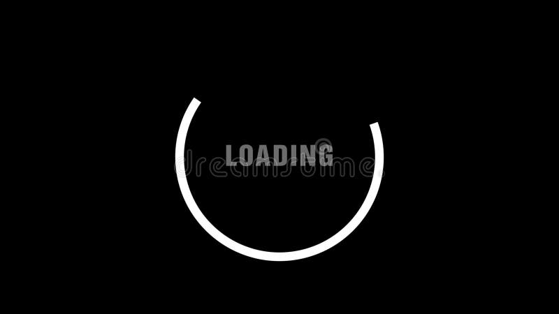 Internet Loading Screen Loop Generic Design Stock Video - Video of ...