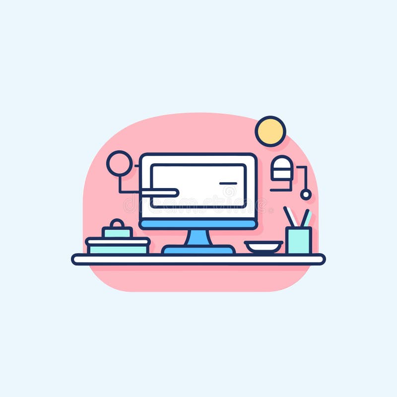 Tidy Workstation Stock Illustrations – 130 Tidy Workstation Stock ...