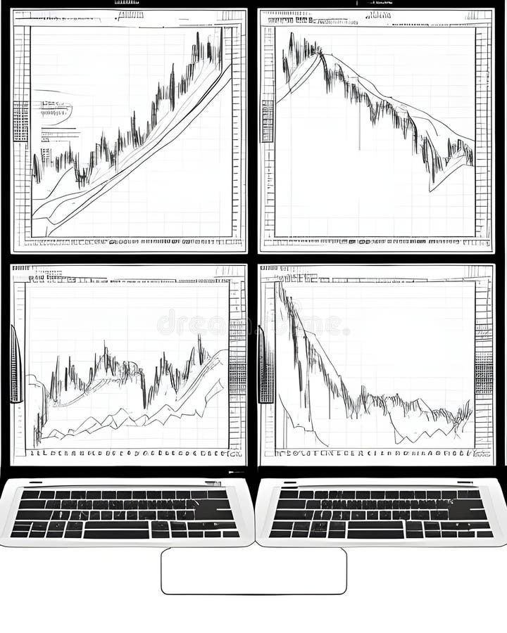 A Screen that Has the Word Graph on it Stock Illustration ...
