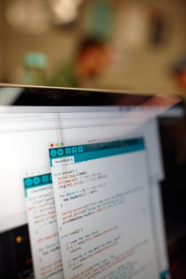 Computer Screen Under Maintenance Setup, Work-from-home Concept ...