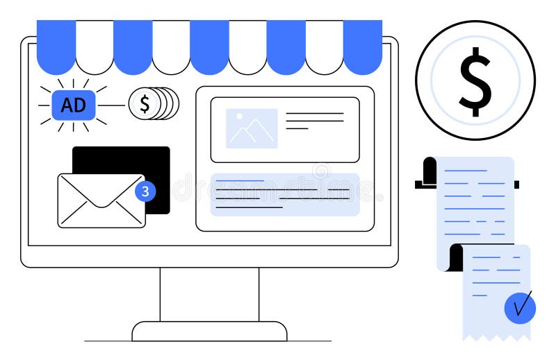 Computer Ad Icon Stock Illustrations – 8,101 Computer Ad Icon Stock ...