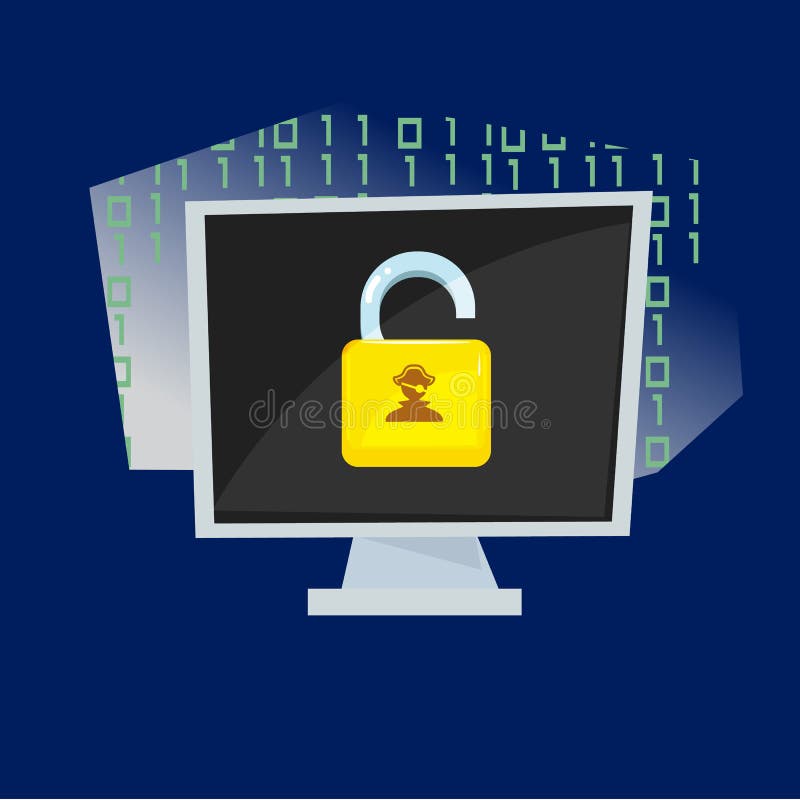 Unlock Computer Stock Illustrations – 15,666 Unlock Computer Stock ...