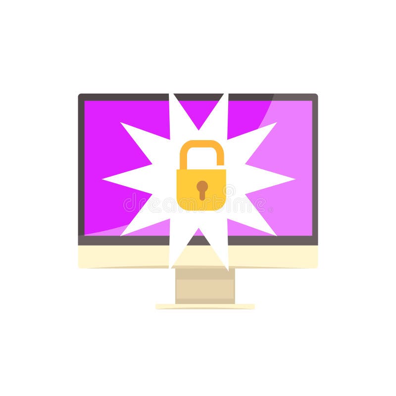 Security Cartoon Illustration, Vector Design Stock Vector ...