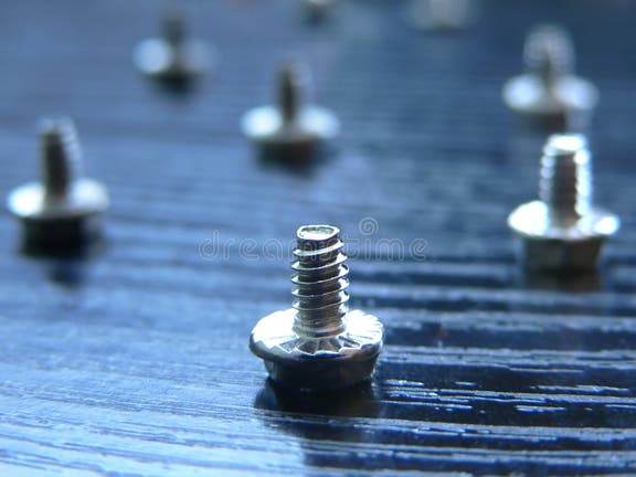 Computer screws stock image. Image of business, crosscut - 337591
