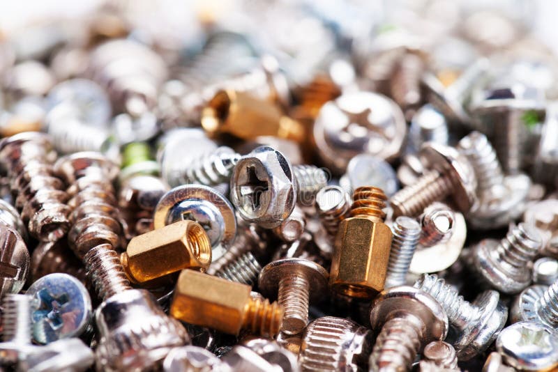 Computer screws stock photo. Image of computer, bolts, bolt - 389770