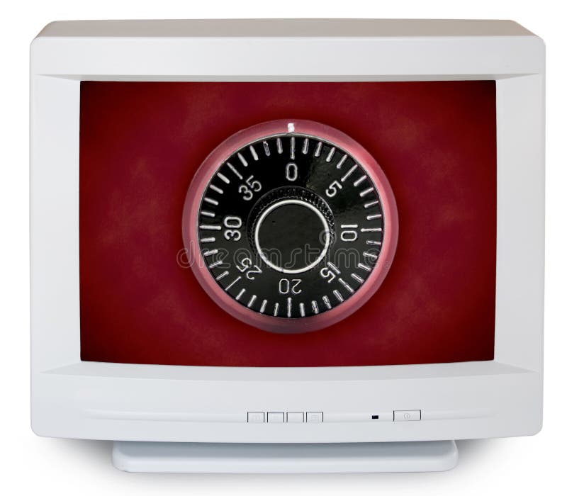 Old Computer Monitor stock photo. Image of vintage, monitor - 4908876