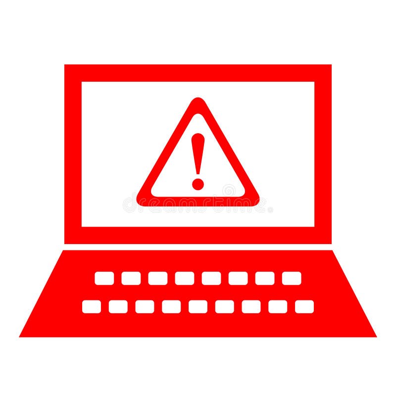 Computer security alert stock vector. Illustration of internet - 29840812
