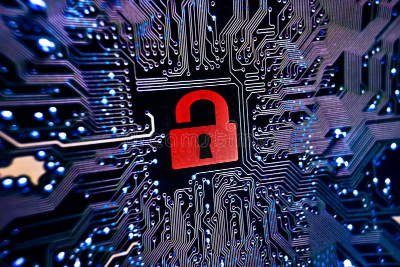 Computer security stock photo. Image of broken, open - 42482816
