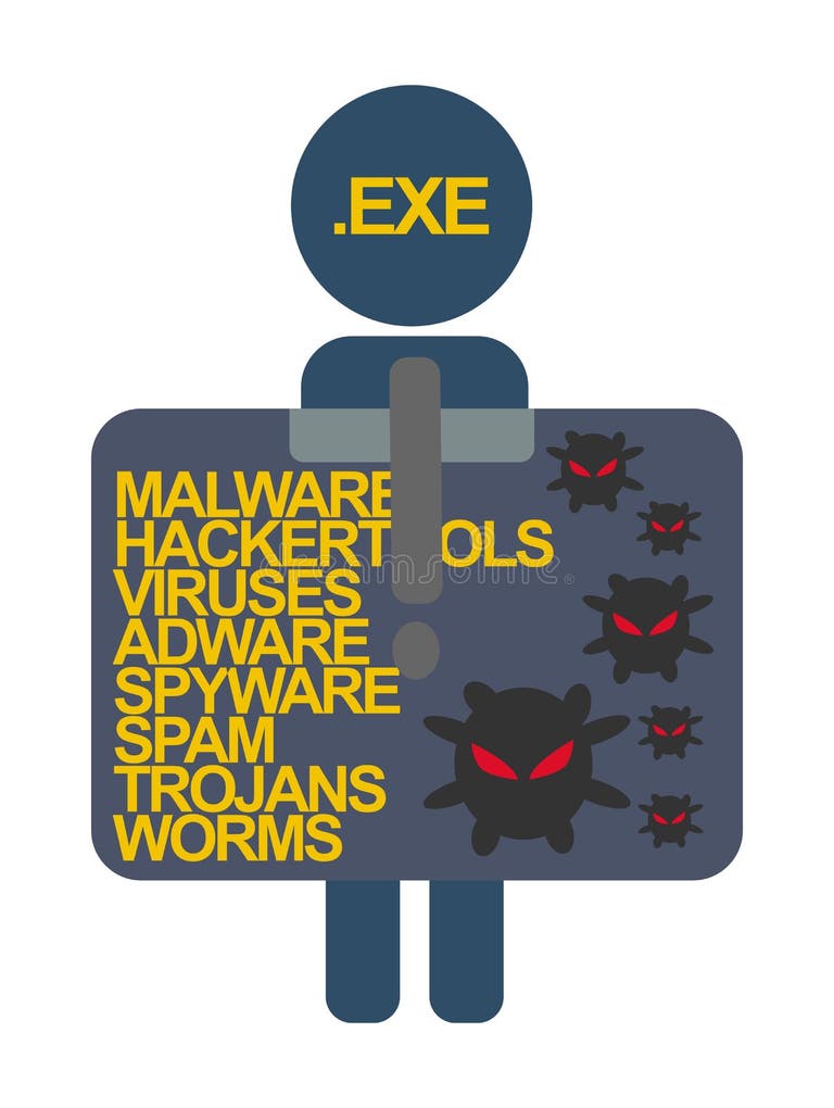 Computer Exe Virus Stock Illustrations – 7 Computer Exe Virus Stock ...