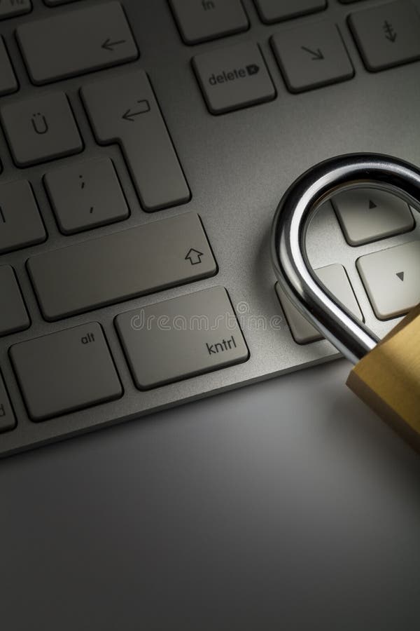 Security button key stock photo. Image of internet, network - 32442966