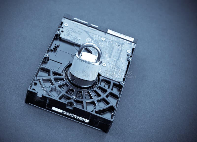 Computer Security Lock Concept Image Stock Photo - Image of computer ...