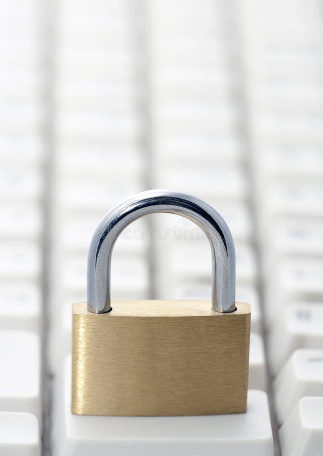 Computer security concept stock photo. Image of blocked - 21221552